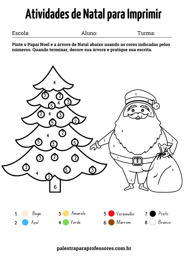 Atividades de Natal para imprimir: 50 atividades de natal e imprimir